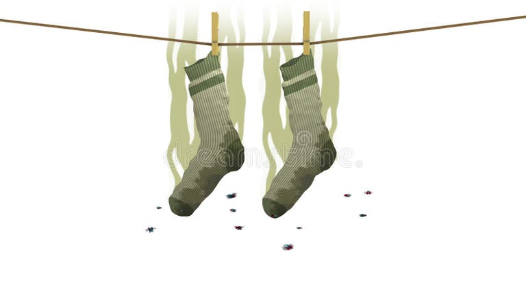 Calcetines Hediondos, Ejemplo 3d Stock de ilustración - Ilustración de ...