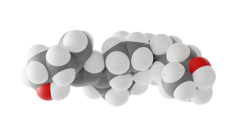 Calcifediol Molecule, Vitamin D, Molecular Structure, Isolated 3d Model ...