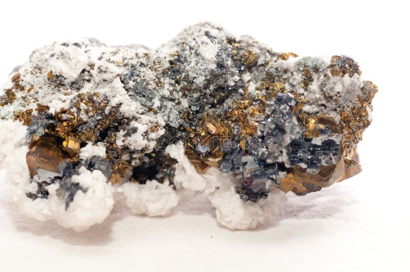 Calcite crystals sample stock photo. Image of mangano - 214039346