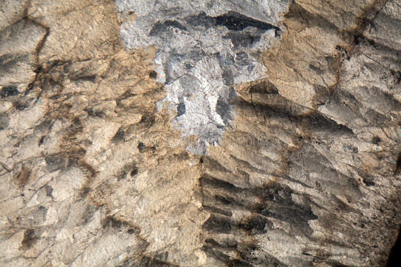 Calcite Crystals Under a Microscope Stock Photo - Image of material ...