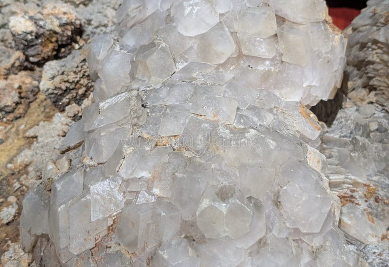 Calcite mineral texture stock photo. Image of pattern - 373601650