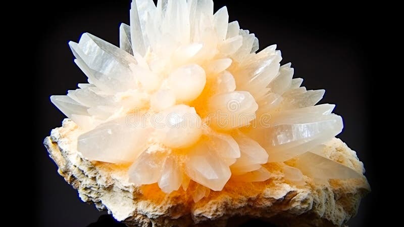 Calcite is Rare Precious Natural Geological Stone on Gradient ...