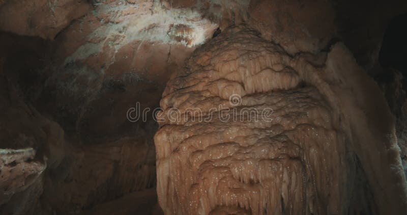 Inside a Cave stock video. Video of geology, ceiling - 233811393
