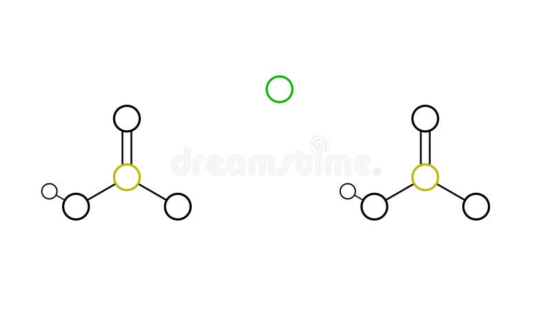 Calcium Sulfite Molecule, Preservative E226, Molecular Structure ...