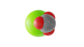 Calcium Carbonate Molecule, Calcite, Molecular Structure, Isolated 3d ...