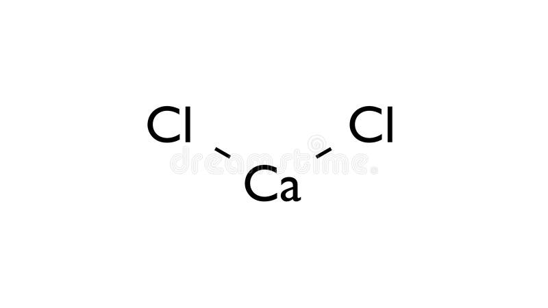 Calcium Chloride Structure Ball And Stick