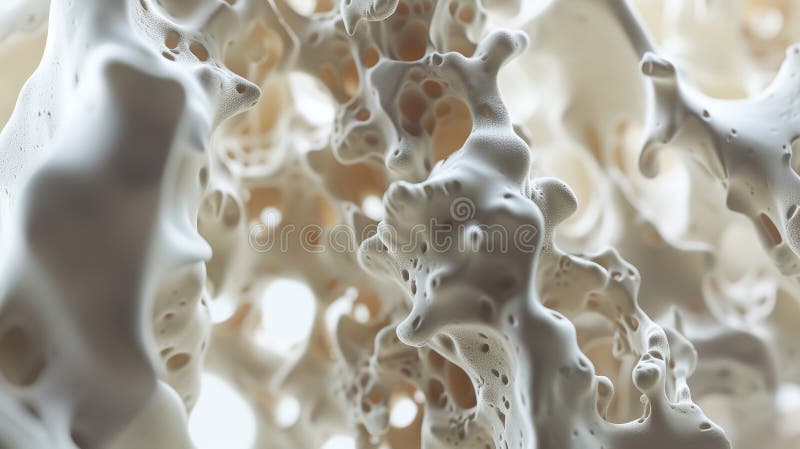 Calcium Chronicles: Exploring Bone Mass and Structure Stock Photo ...