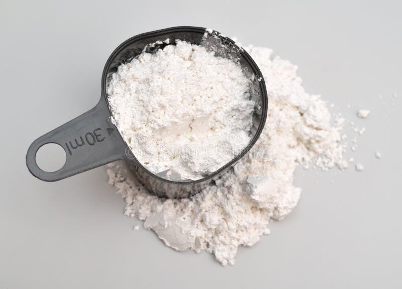 Calcium Hydroxide Also Traditionally Called Slaked Lime. Stock Photo ...