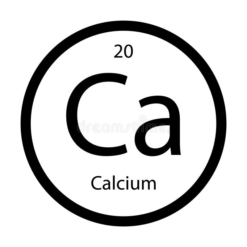 Calcium icon vector stock illustration. Illustration of basic - 283394322