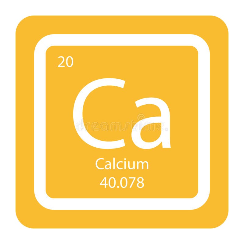 Calcium icon vector stock illustration. Illustration of reactive ...