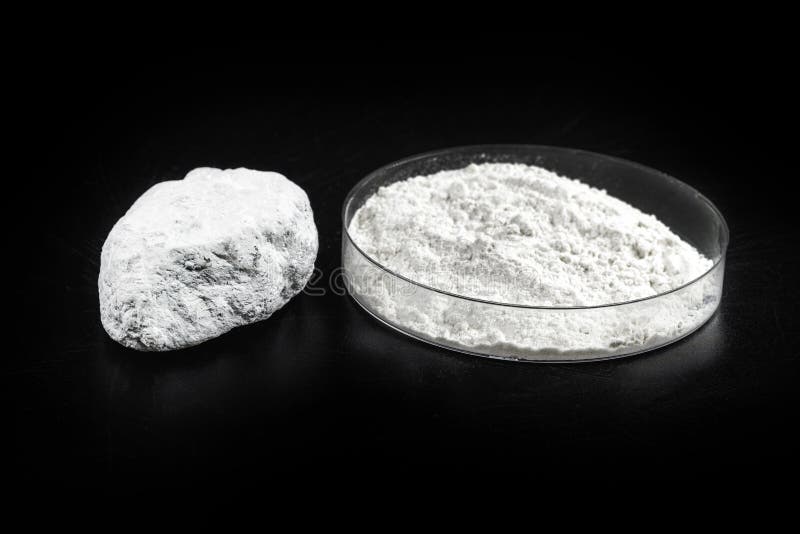 Calcium Oxide CaO, Commonly Known As Quicklime or Burnt Lime Stock ...