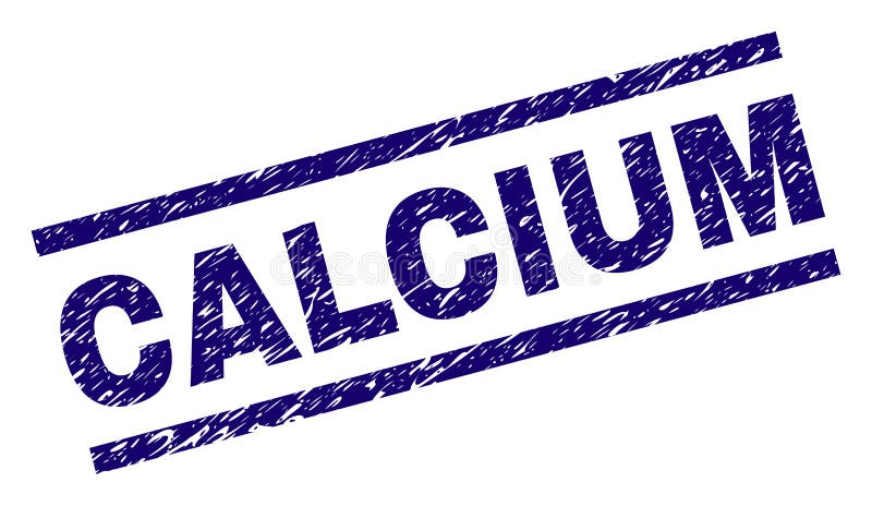 Grunge Textured CALCIUM Stamp Seal Stock Vector - Illustration of ...