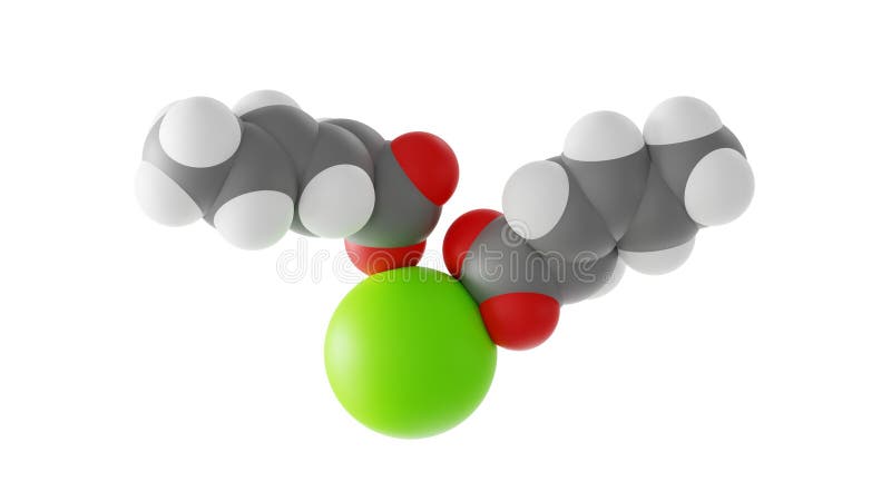 Calcium Sorbate Molecule, Food Preservative E203, Molecular Structure ...