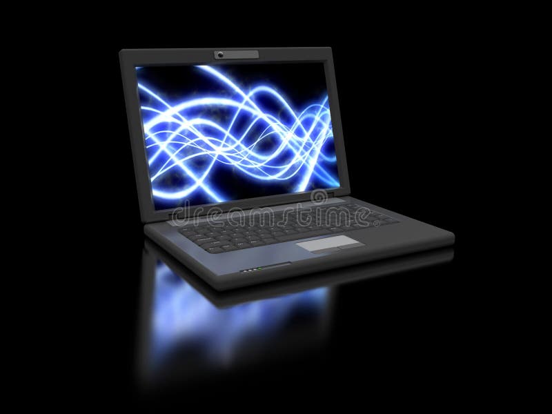 Computer illustrazione di stock. Illustrazione di metallo - 7759815