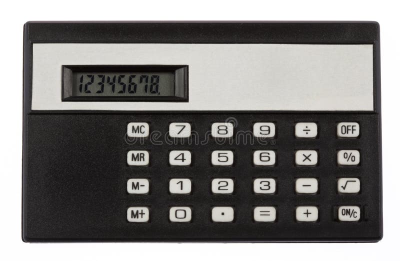 Botones de la calculadora imagen de archivo. Imagen de teclado - 16590101