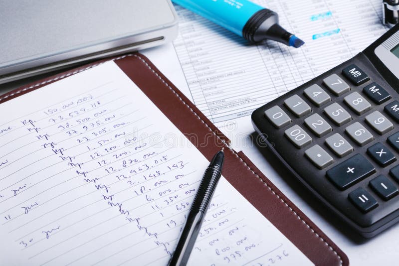 Accounting Mess stock image. Image of mathematics, accounting - 109093