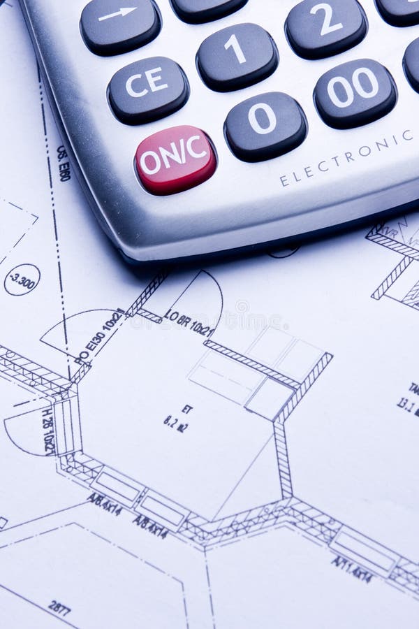 Calculate stock image. Image of pencil, real, print, engineer - 7071799