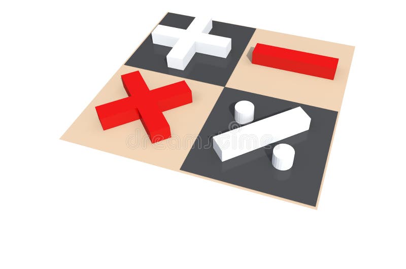 Calculate symbol stock illustration. Illustration of multiplicand ...