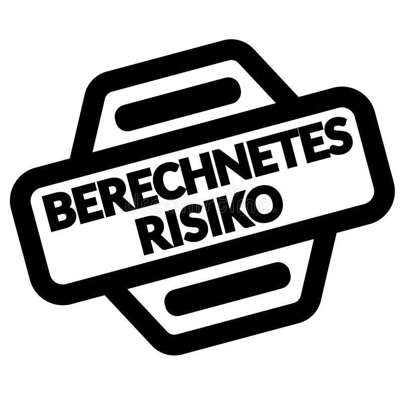 Calculated Risk Black Stamp Stock Vector - Illustration of financial ...