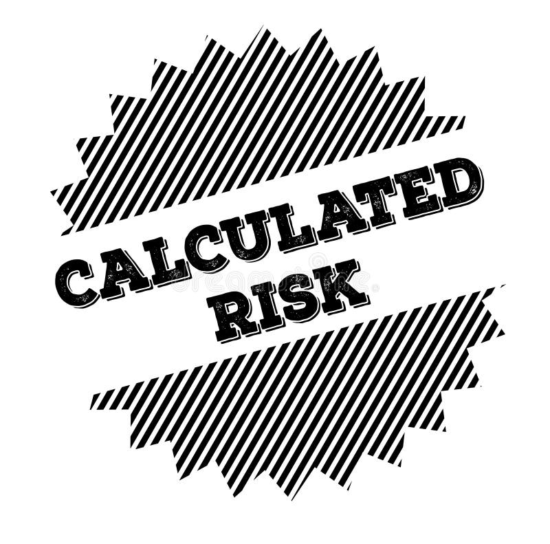 Calculated Risk Black Stamp Stock Vector - Illustration of calculated ...