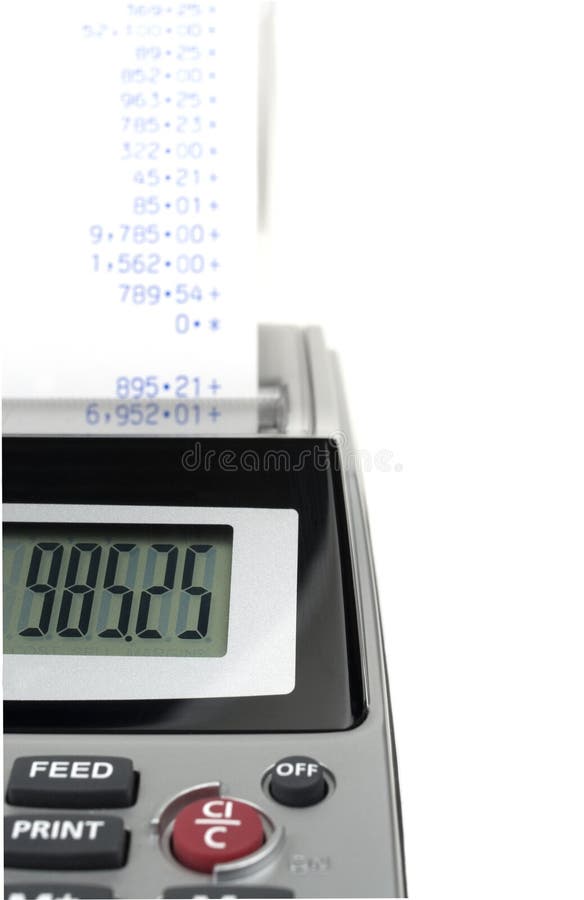 Calculating. stock photo. Image of calculator, calculations - 1845358