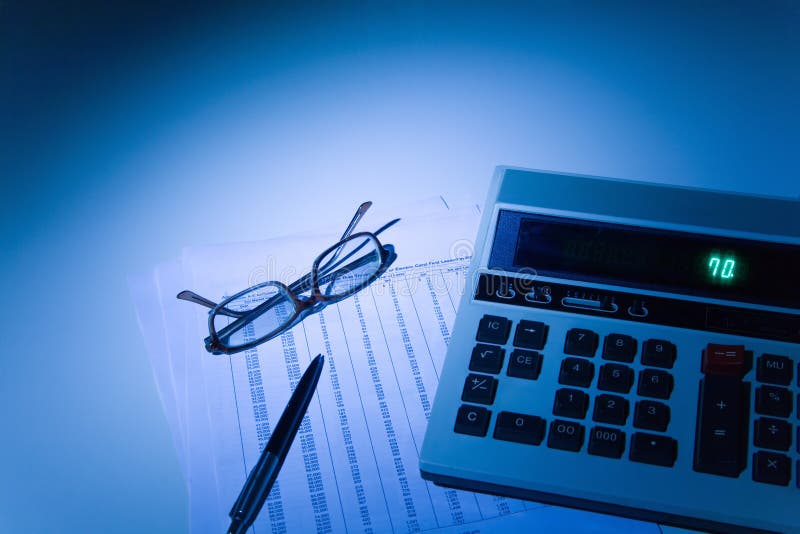 Calculating stock photo. Image of finance, accounting - 2360760