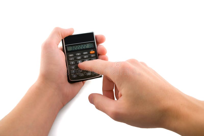 Calculating stock image. Image of business, minus, finance - 3450091