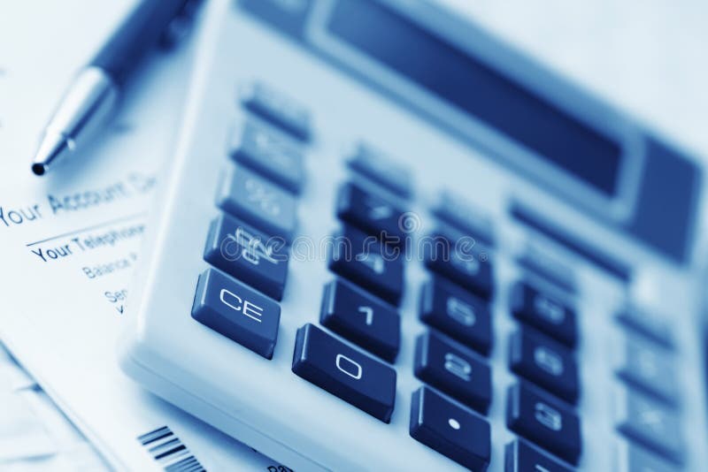 Calculating stock image. Image of close, counting, paper - 2360743