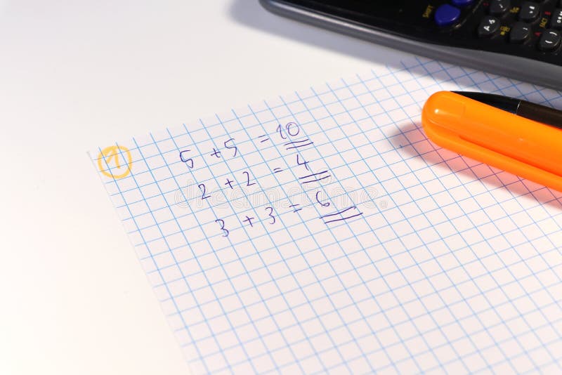 A Calculating with Calculator Many Difficult Examples for Math Lesson ...