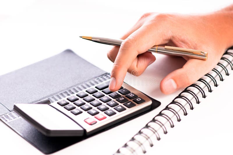 Calculating costs stock image. Image of count, digits - 11069785
