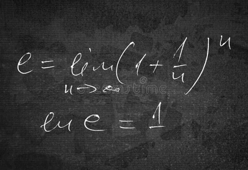 Calculating e number stock photo. Image of formula, infinity - 79913514