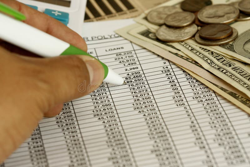 Calculating finances stock photo. Image of accounting - 11719760