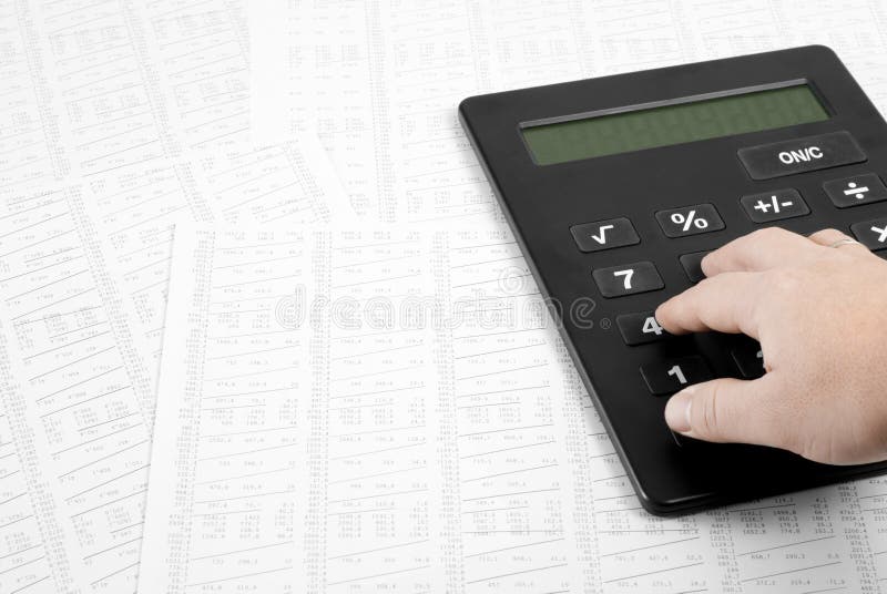 Calculating Financial Data Picture. Image: 14492427