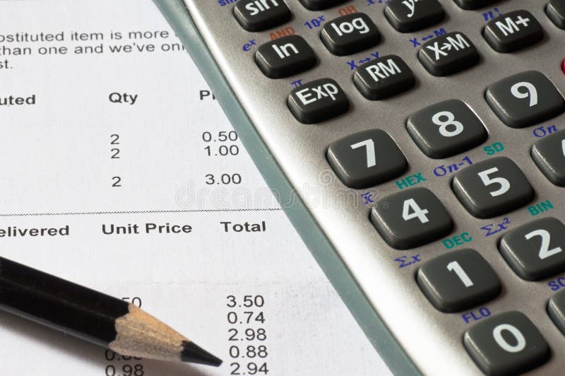 Calculating sales stock photo. Image of exchange, plan - 37754652