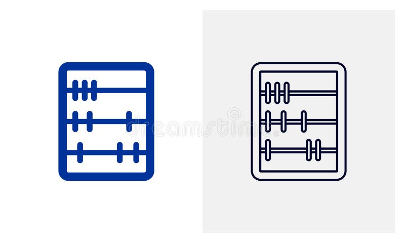 Calculating Tool Icon Logo Vector Template, Education Icon Concepts ...
