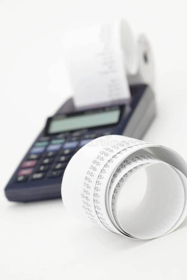 4+ Desktop calculator paper roll Free Stock Photos - StockFreeImages