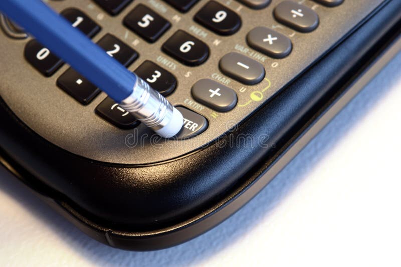 Math Homework stock image. Image of calculator, book, figure - 2174903