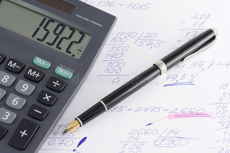 Calculation stock photo. Image of calculators, count, subtract - 9041266