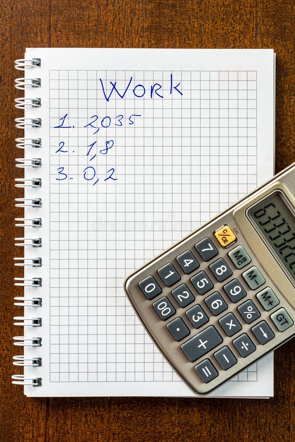Calculation stock photo. Image of diary, education, meetings - 45031410
