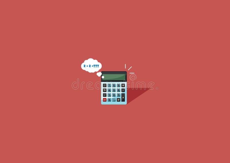 Calculation Concept. Vector Illustration Decorative Design Stock Vector ...