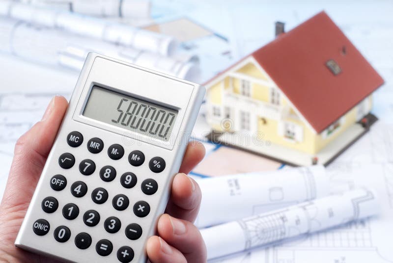 Calculation of the Construction Costs Stock Photo - Image of calculate ...