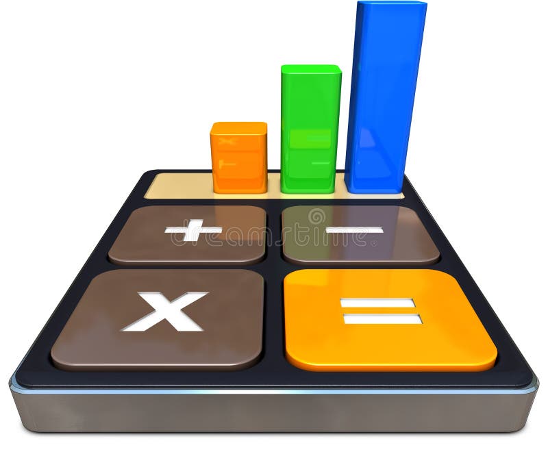 Numbers and Calculation Design Elements Stock Vector - Illustration of ...