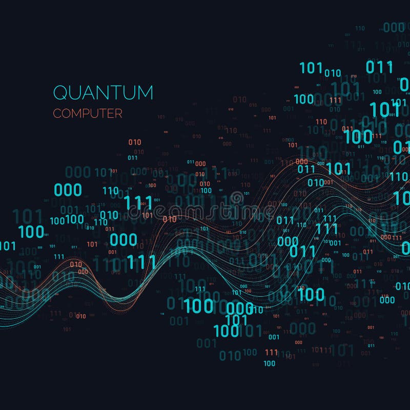 Calculation Quantum Computer. Analysis and Data Transfer Stock Vector ... Calculation Quantum Computer. Analysis and Data Transfer Stock Vector ...