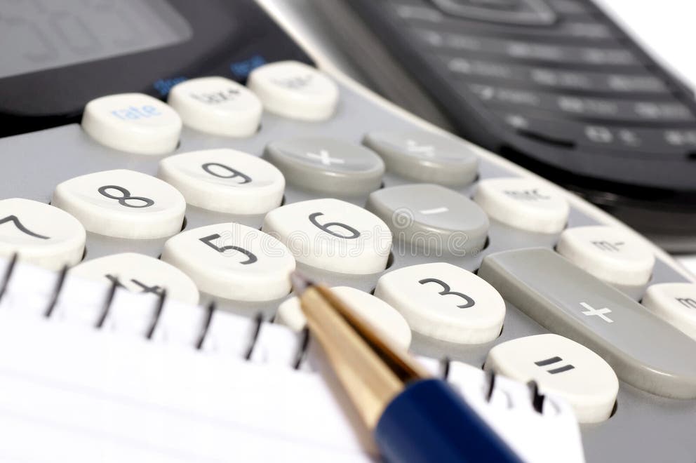 Calculations on a Calculator. Stock Photo - Image of accountants, cost ...