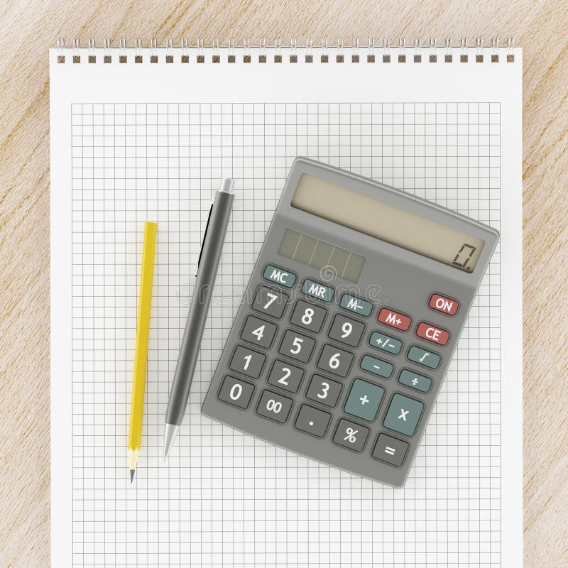 Calculations stock image. Image of notebook, inspiration - 45094769