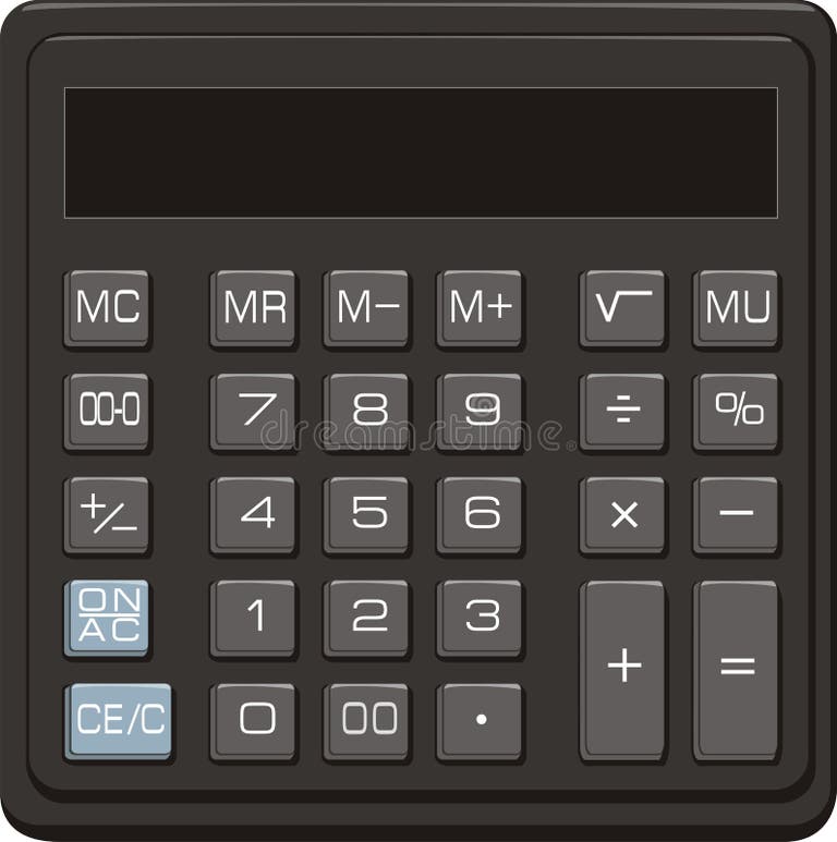 Calculator Number Display Stock Illustrations – 7,966 Calculator Number ...
