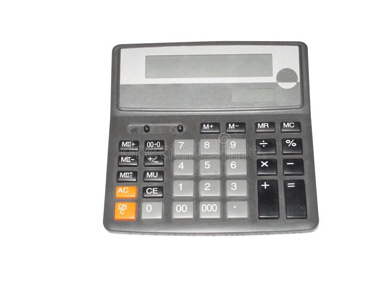 A Calculator, Ink Pen, and Financial Statement Stock Image - Image of ...