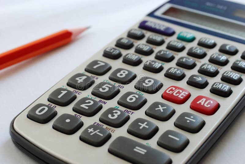 Money, Calculations and Math Stock Photo - Image of money, calculator ...