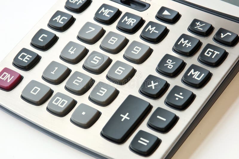 Calculator stock image. Image of figures, financial, calculating - 4034327