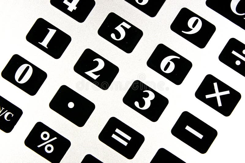 Calculator stock photo. Image of office, keys, division - 17022874